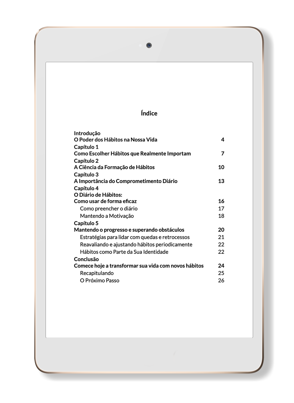 diário de hábitos + guia construa uma nova rotina